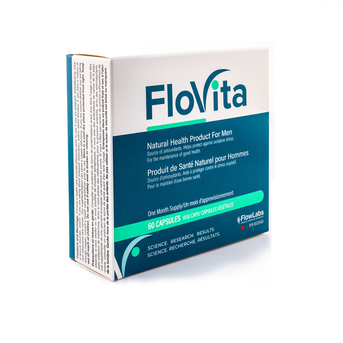 FloVita Natural Supplements for Men – 1 month/60 capsules – FlowLabs